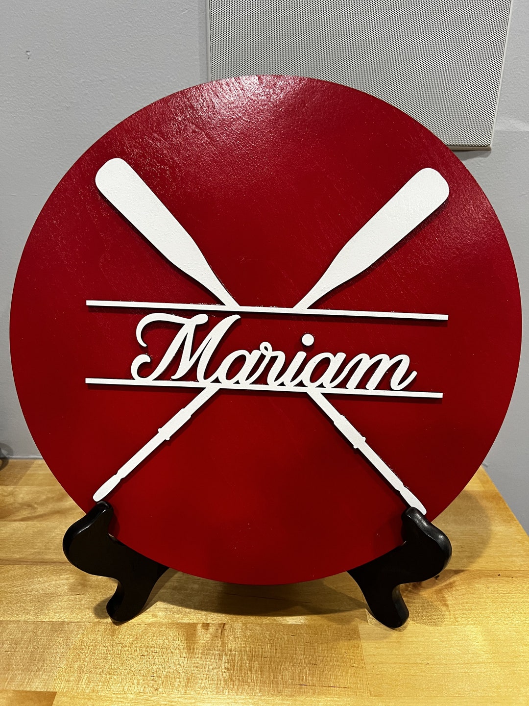 Customized Crossed Oar Sign - Etsy