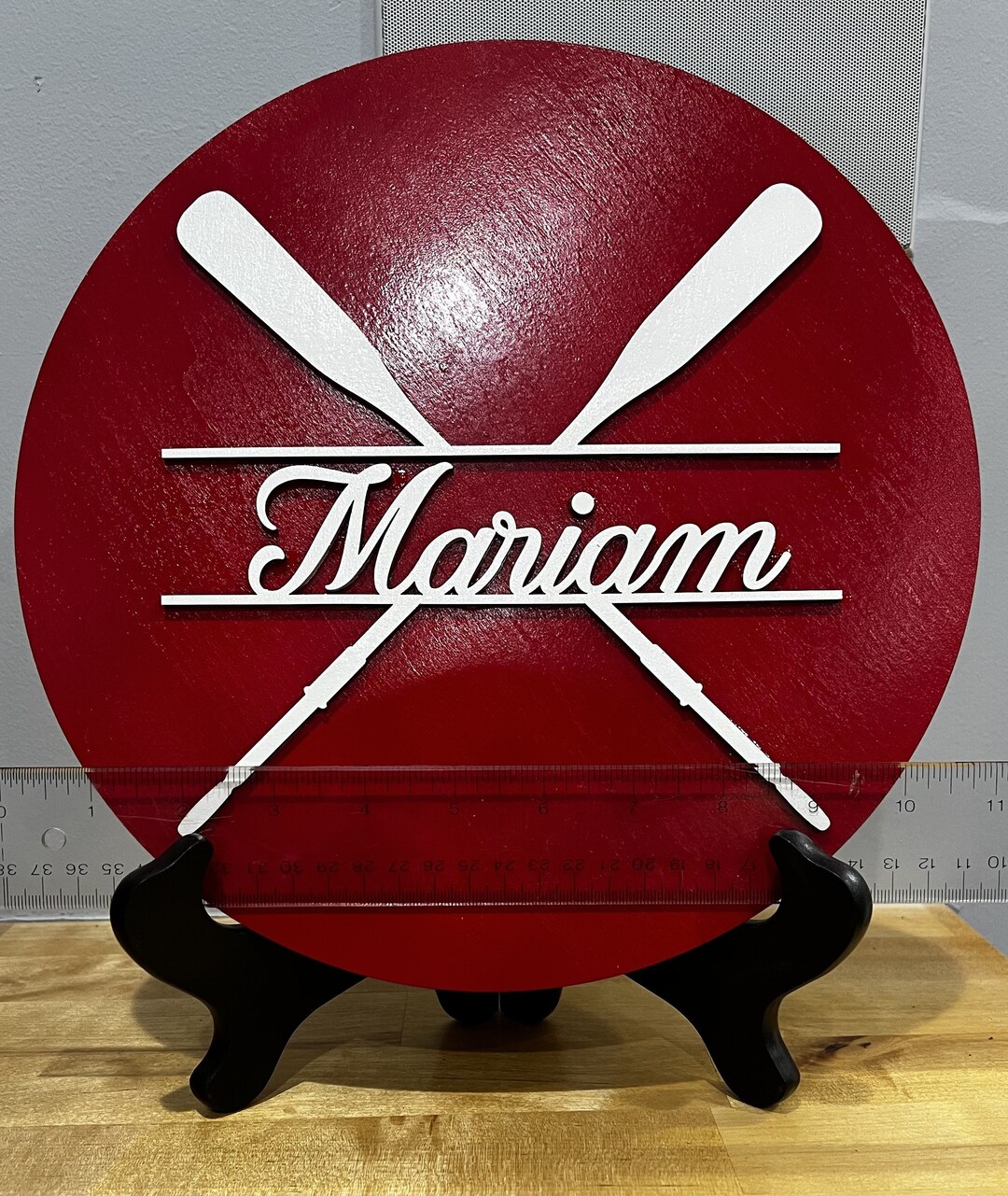 Customized Crossed Oar Sign - Etsy