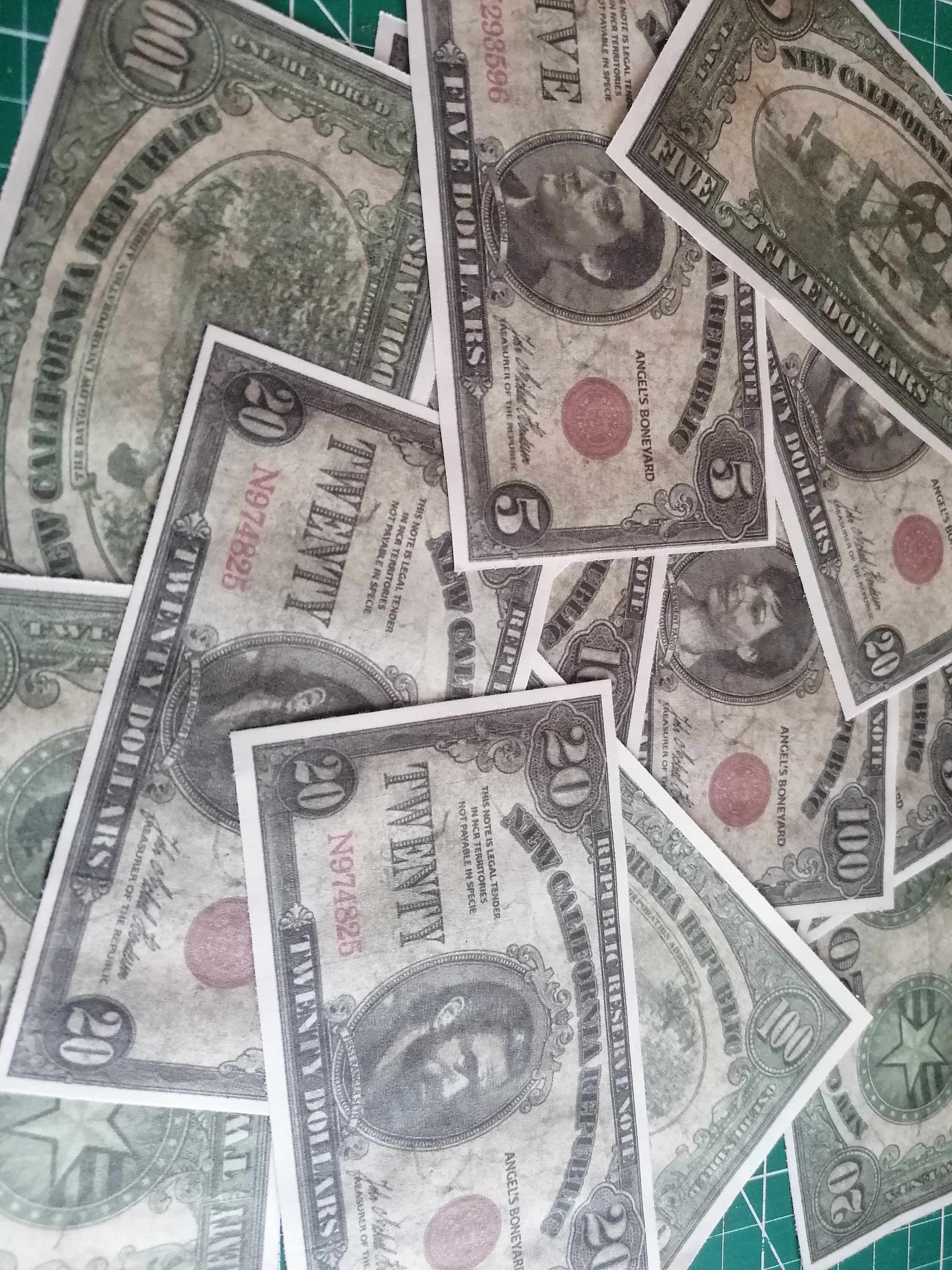 Fallout New Vegas NCR Printable Dollar Bills - Etsy