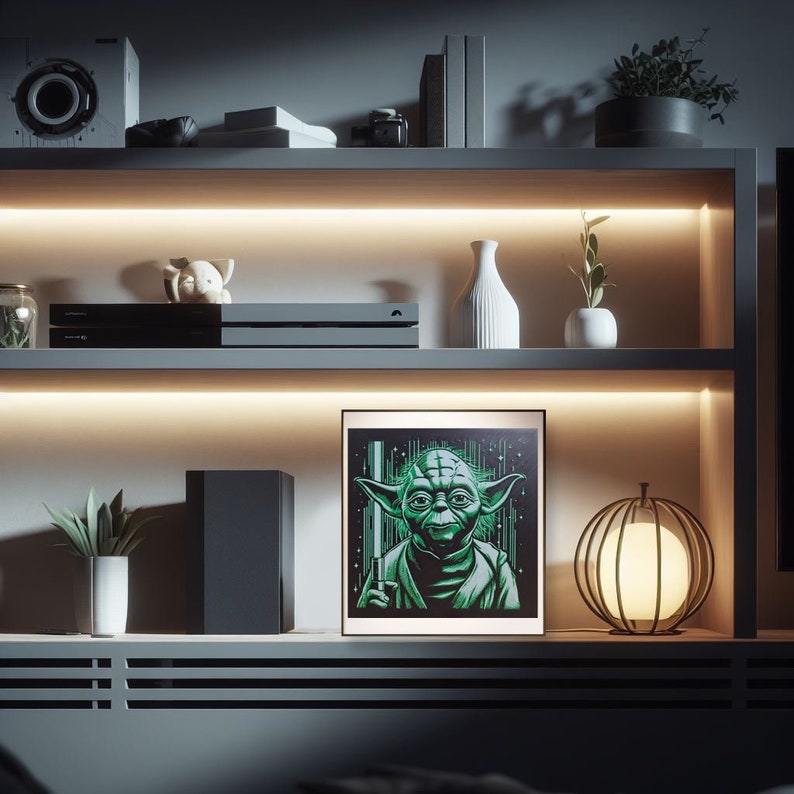 Star Wars Yoda 3D Printed Tile Art - Etsy Australia