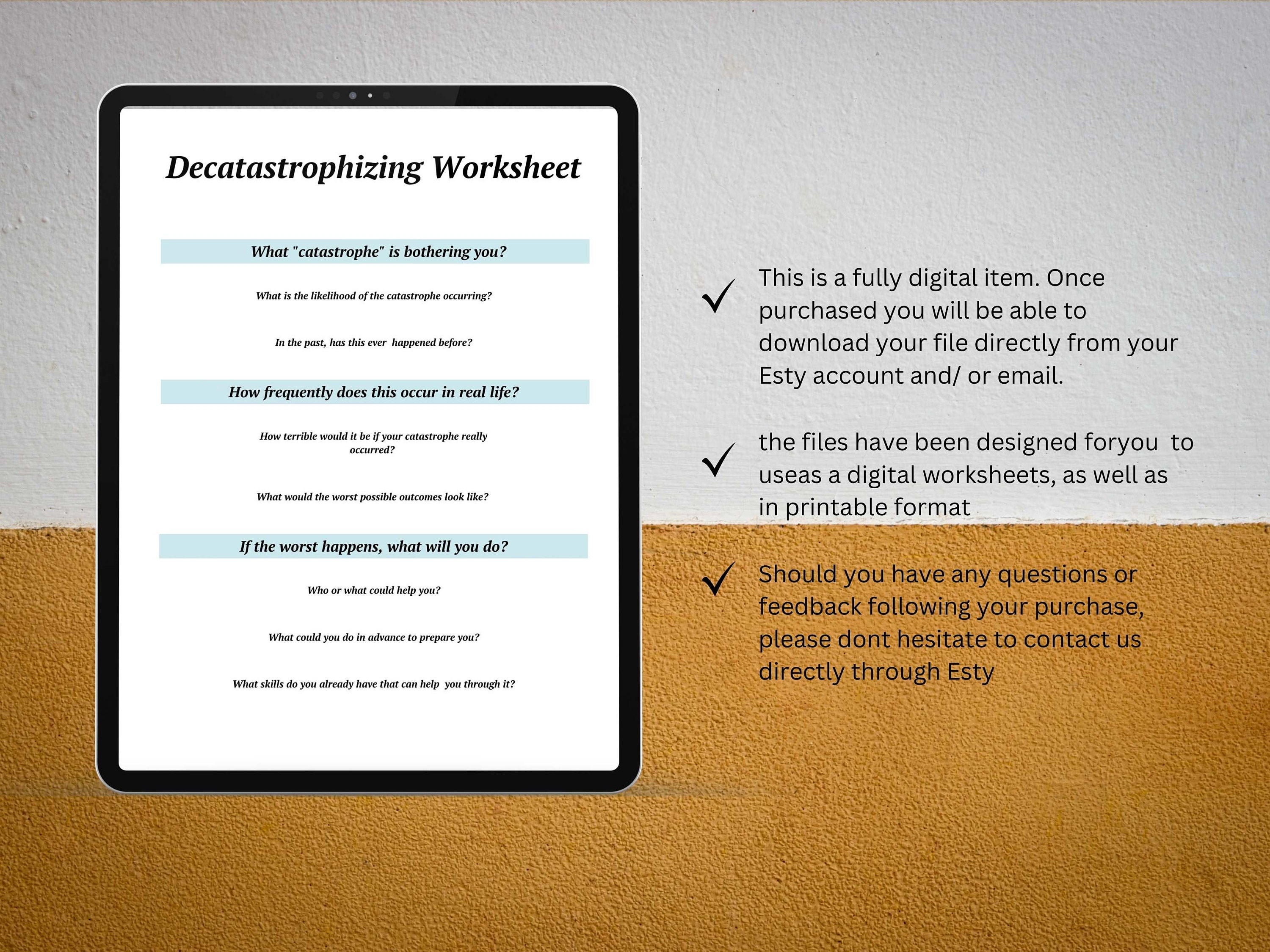 Trauma Worksheets Adult MEGA Bundle, PTSD Workbook 70 Pages, CBT for ...