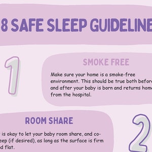 Safe Sleep Guidelines for Babies - Etsy