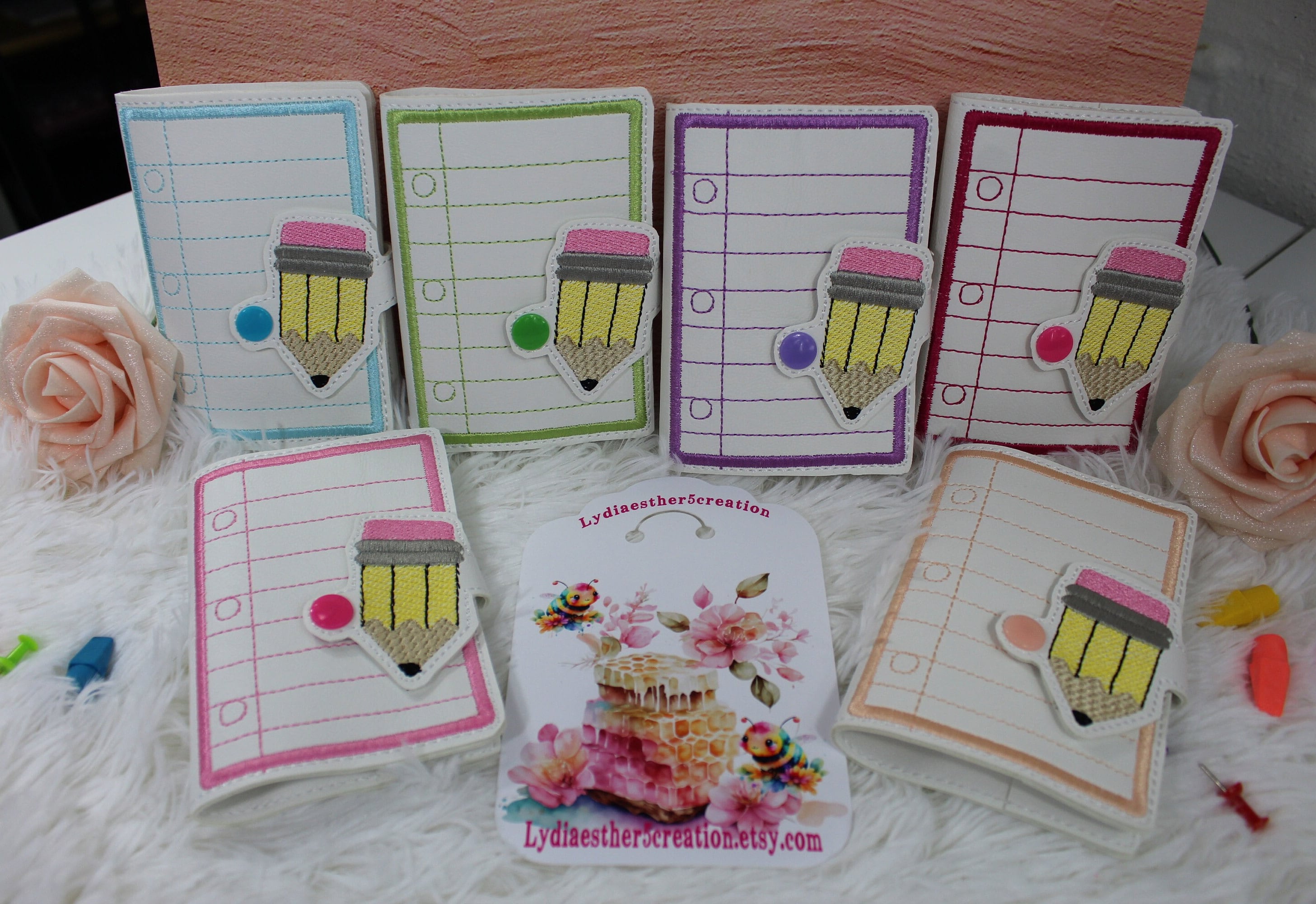 Mini Pencil Notebook in Variety of Colors - Etsy