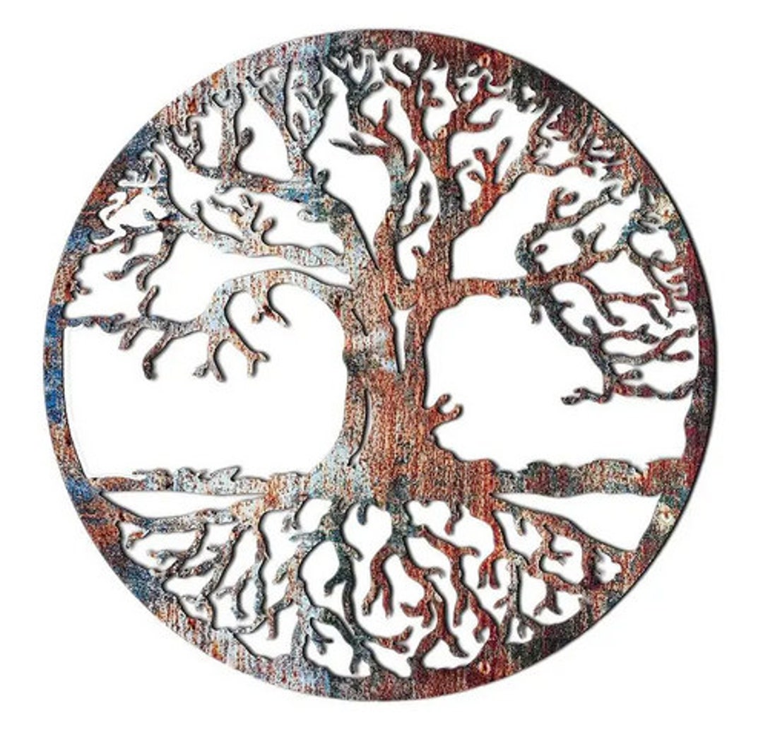Iron Tree of Life Wall Sculpture - Etsy
