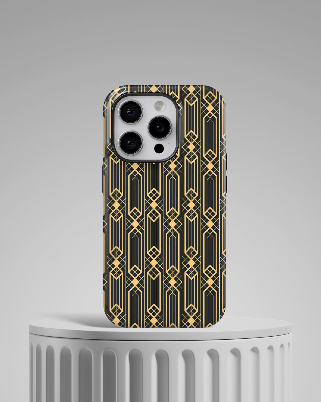 Art Deco Phone Case Geometric Patterns Cover for iPhone 16 15 14 13 12 ...