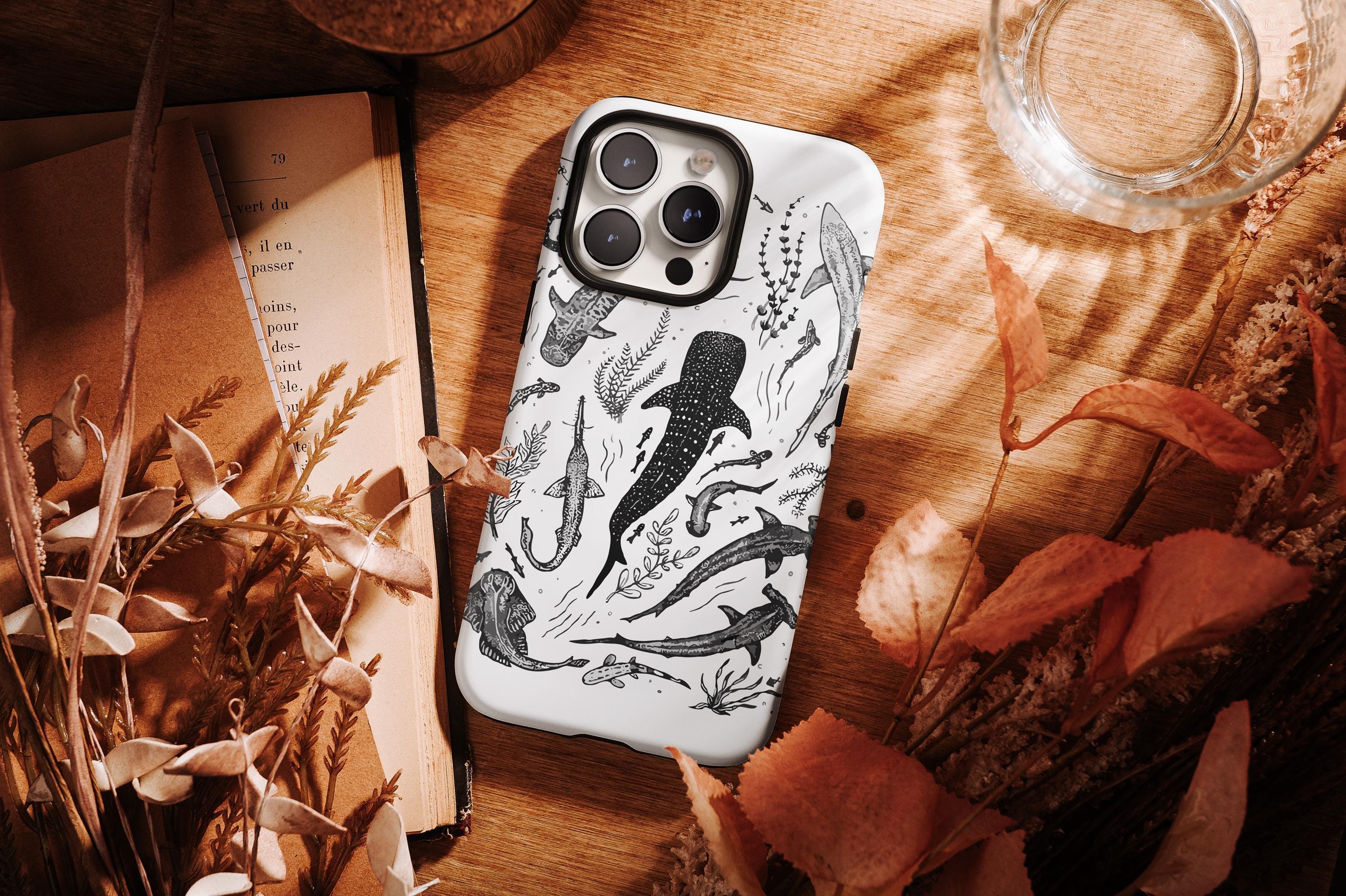 Blue Whale Shark Phone Case: Coral Reef Design, Protective Cover for ...