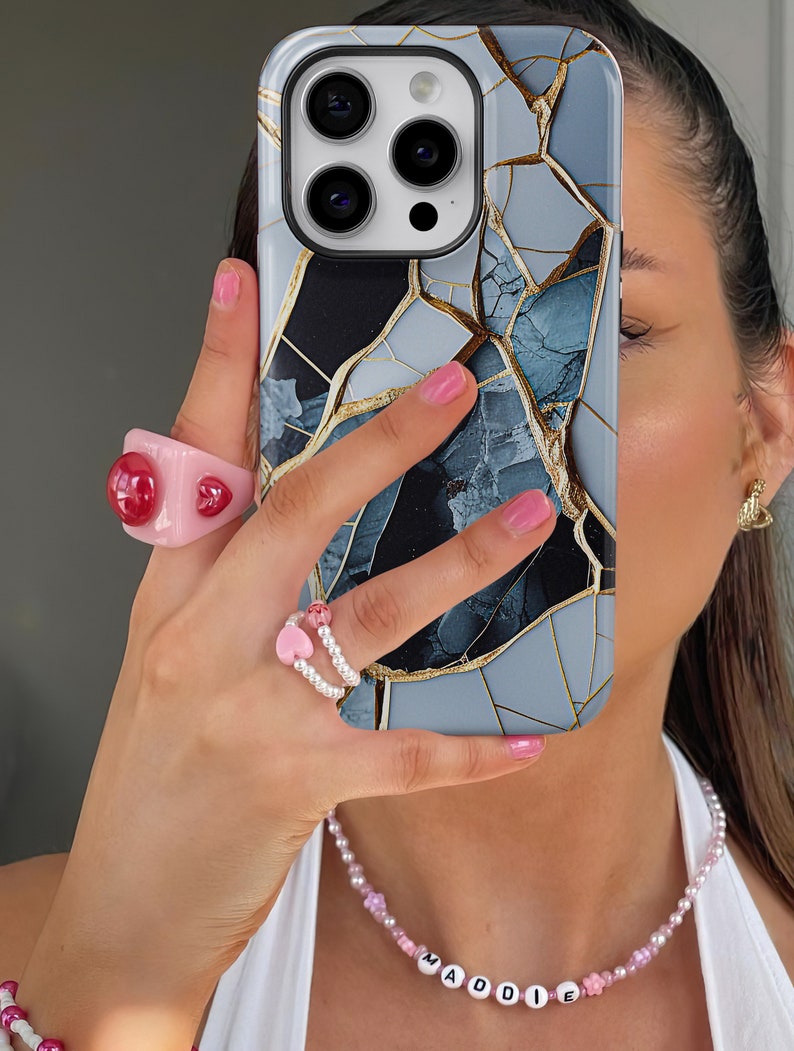 Luxury Phone Case Marble Pattern Cover for iPhone 15 14 13 12 11 Pro ...