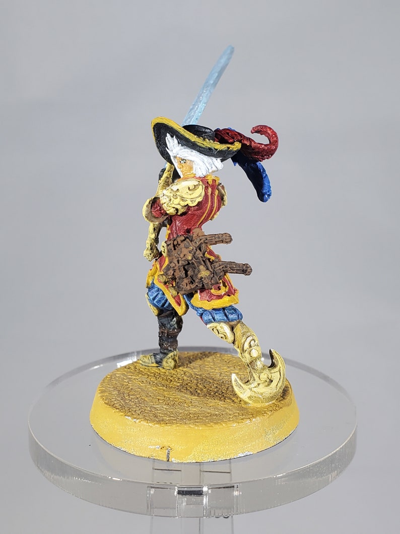 Female Swashbuckler/pirate Captain Miniature - Etsy