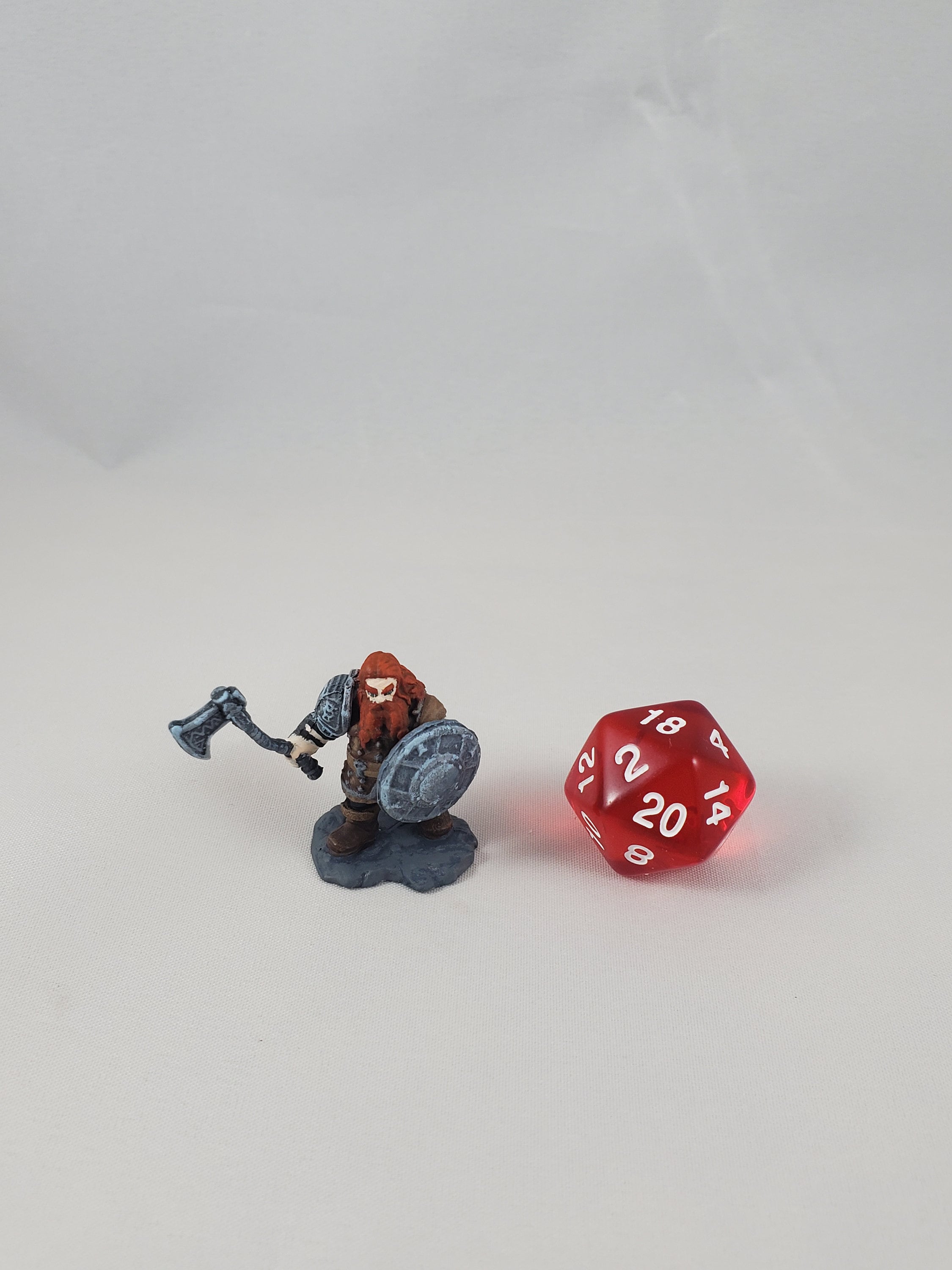 Painted Dwarf Fighter Miniature - Etsy
