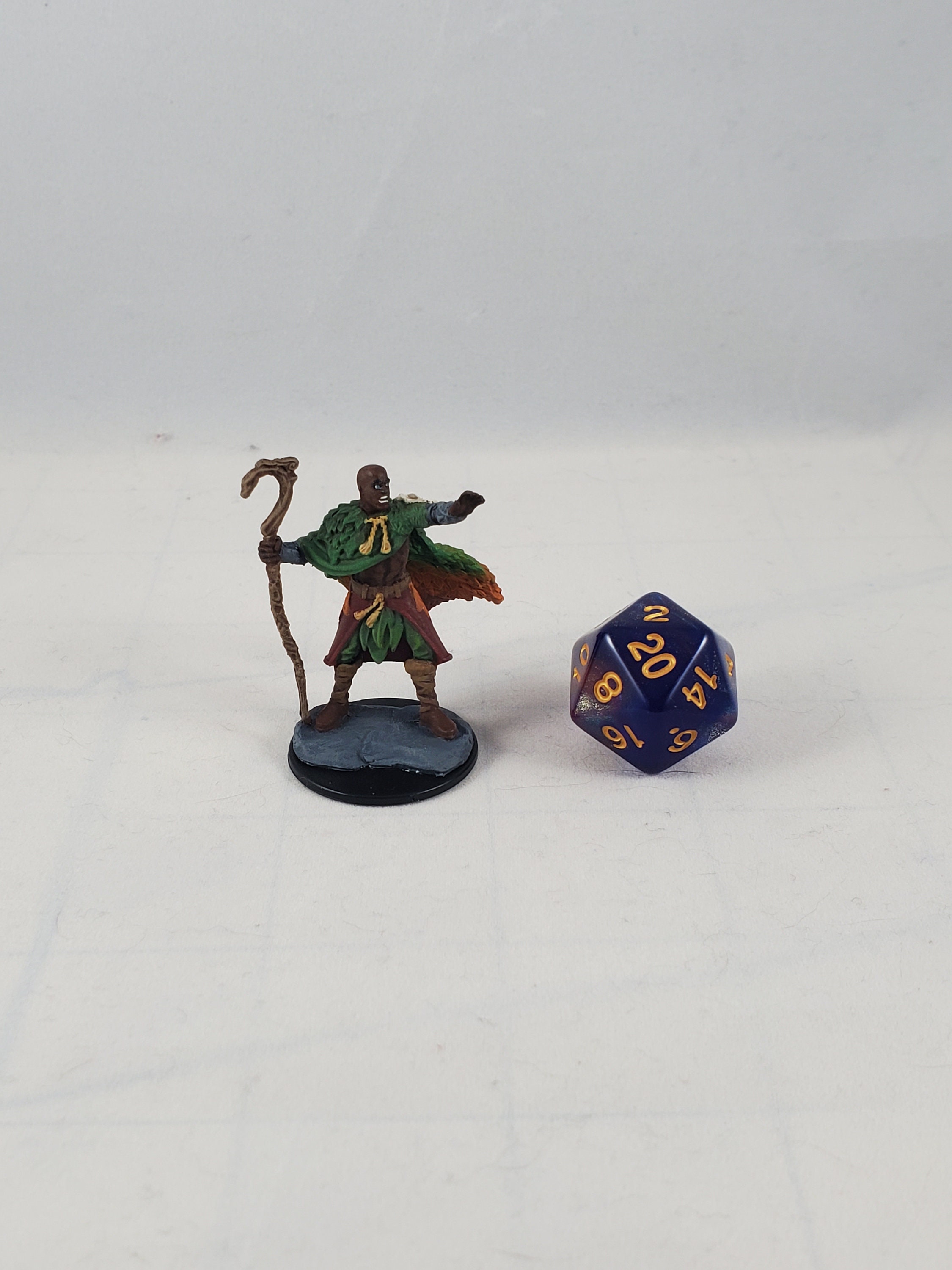 Painted Human Druid/ranger/shaman/spellcaster Miniature - Etsy