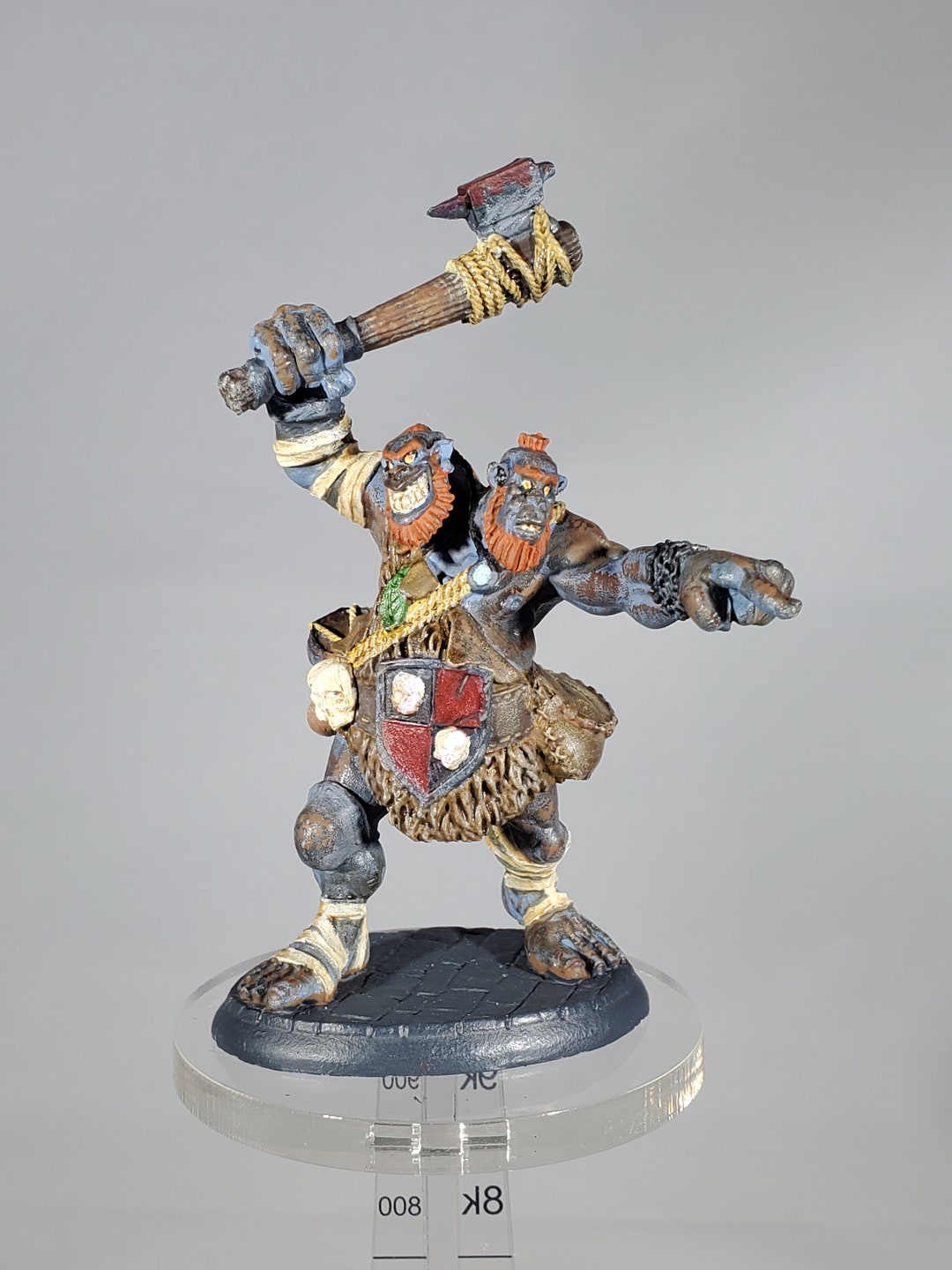 Hand Painted Ettin/two Headed Giant Miniature - Etsy