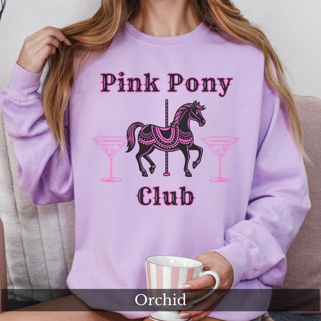 WLW, Pink Pony Club Sweatshirt, Sapphic LGBTQIA Sweater, Chappell Roan ...