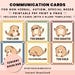 Printable Communication Cards Meerkat Sensory Overload Conversation ...