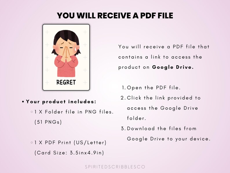 50 Emotion Flashcards Printable Emotions and Feelings Visual ...