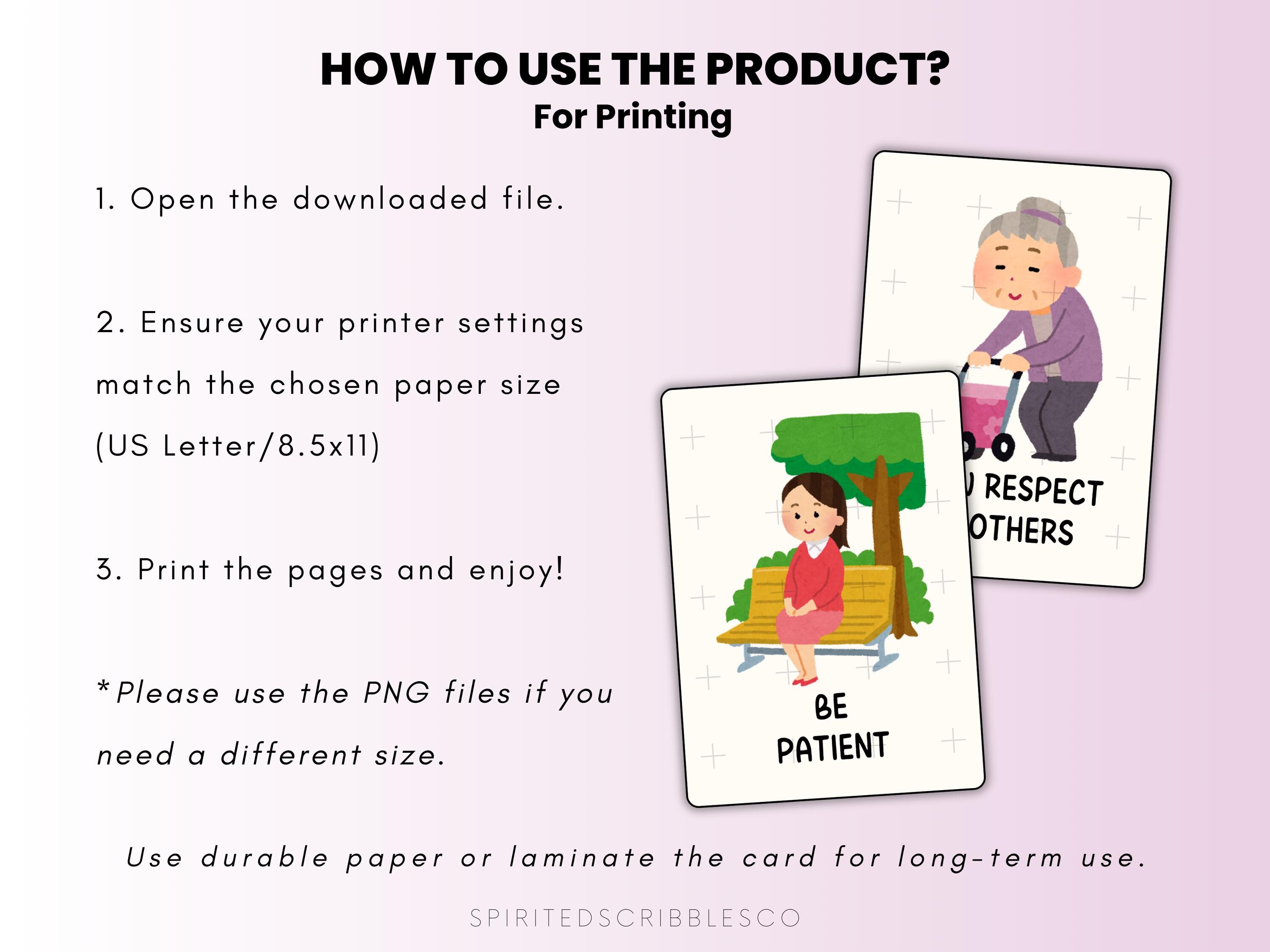 50 Good Manners Proper Etiquette Flashcards Image Behavior Greetings ...