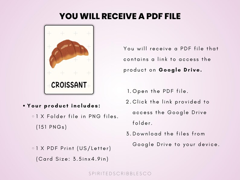 150 Food Flashcards Printable Fast Food Snacks Desserts Flash Card ...