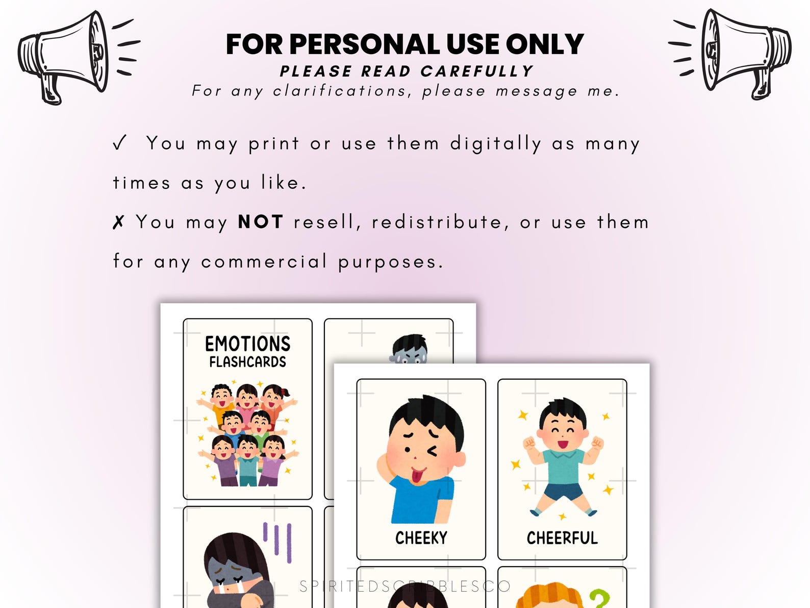 50 Emotion Flashcards Printable Emotions and Feelings Visual ...