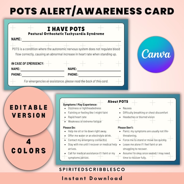 Pots Awareness - Etsy