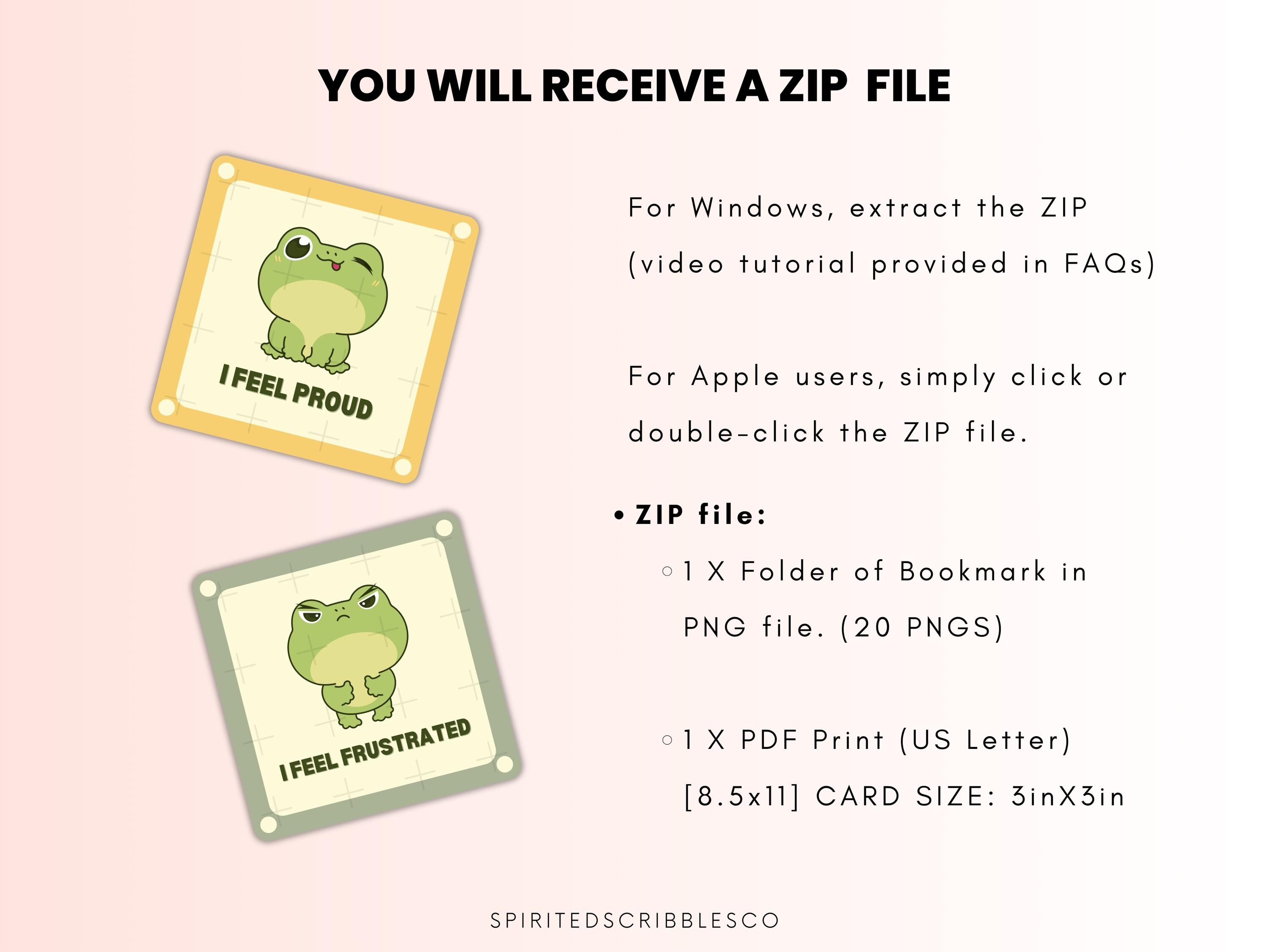 Communication Cards Printable Feelings Emotions Frog Speech Flashcard ...