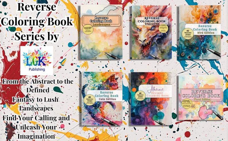 Beginner Reverse Abstract Coloring Pages Printable Backwards Coloring ...