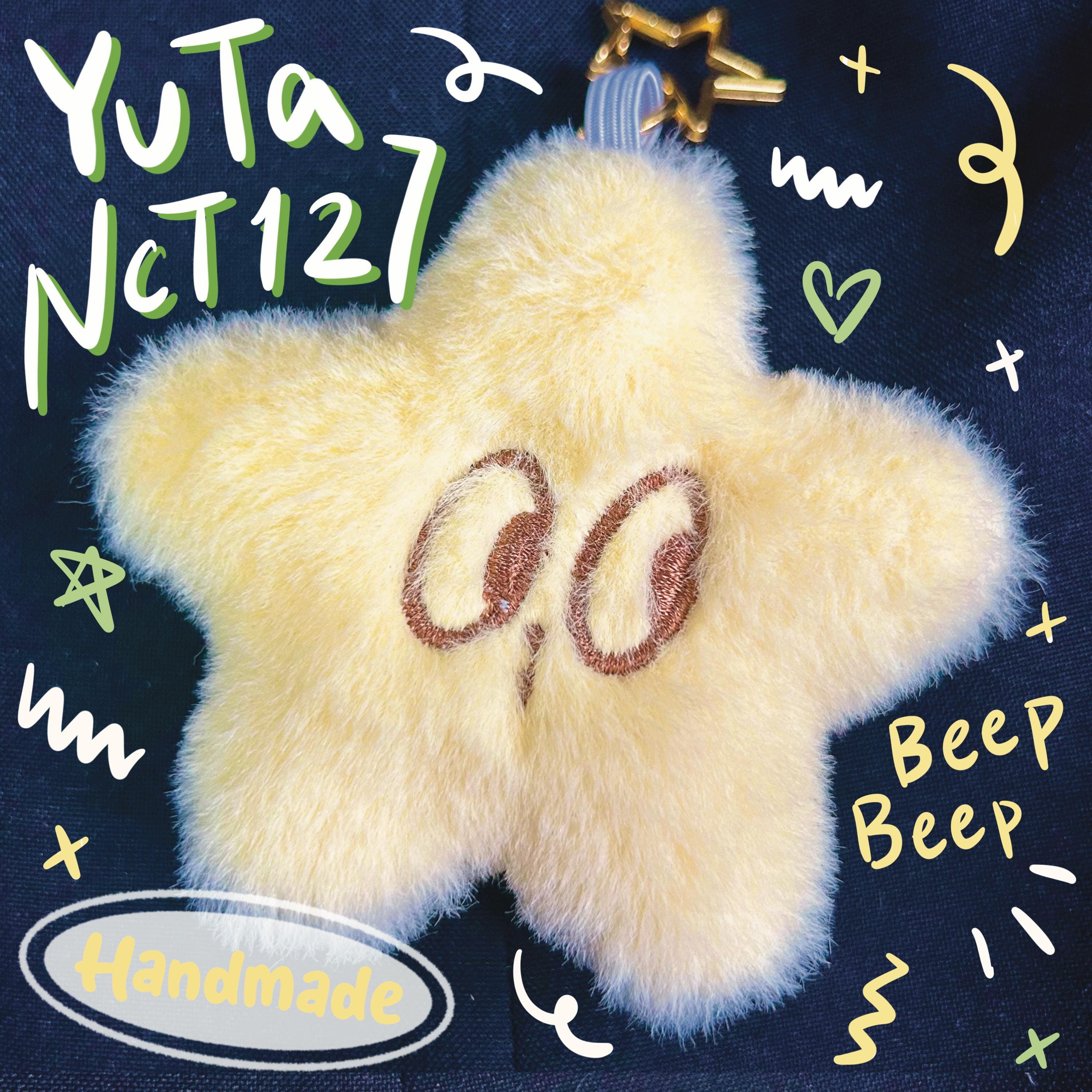 Handmade NCT 127 Starfish Plushie: KPOP Beep Beep Toy Keychain - Etsy