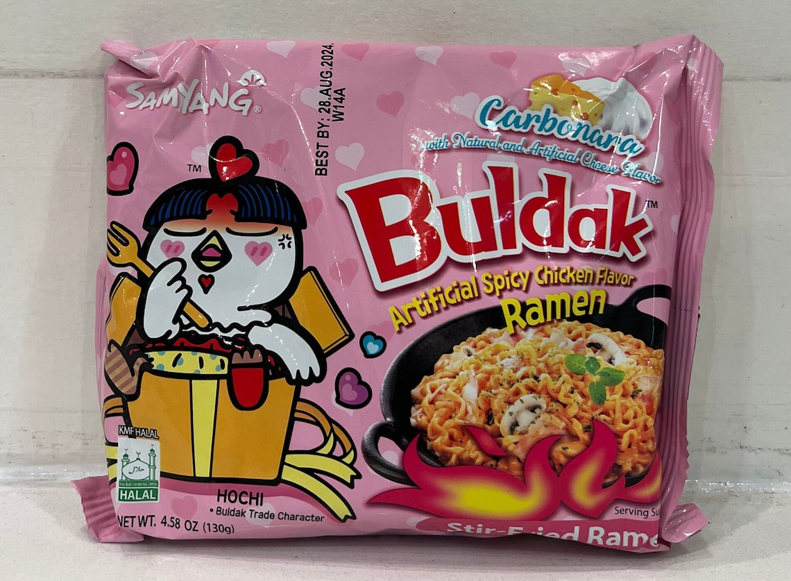 Buldak Stir Fried Spicy Ramen Individual Package - Etsy Canada