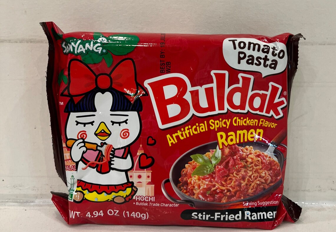 Buldak Stir Fried Spicy Ramen Individual Package - Etsy Canada