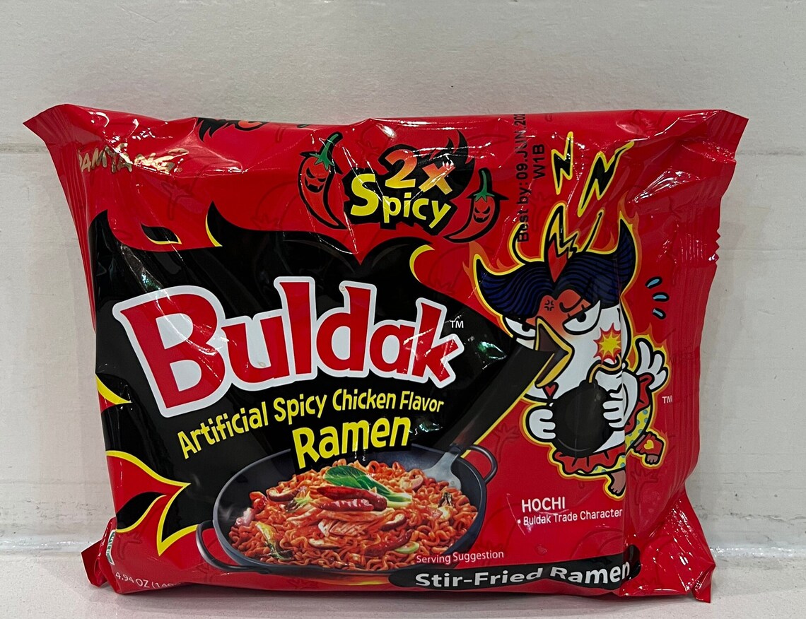 Buldak Stir Fried Spicy Ramen Individual Package - Etsy Canada