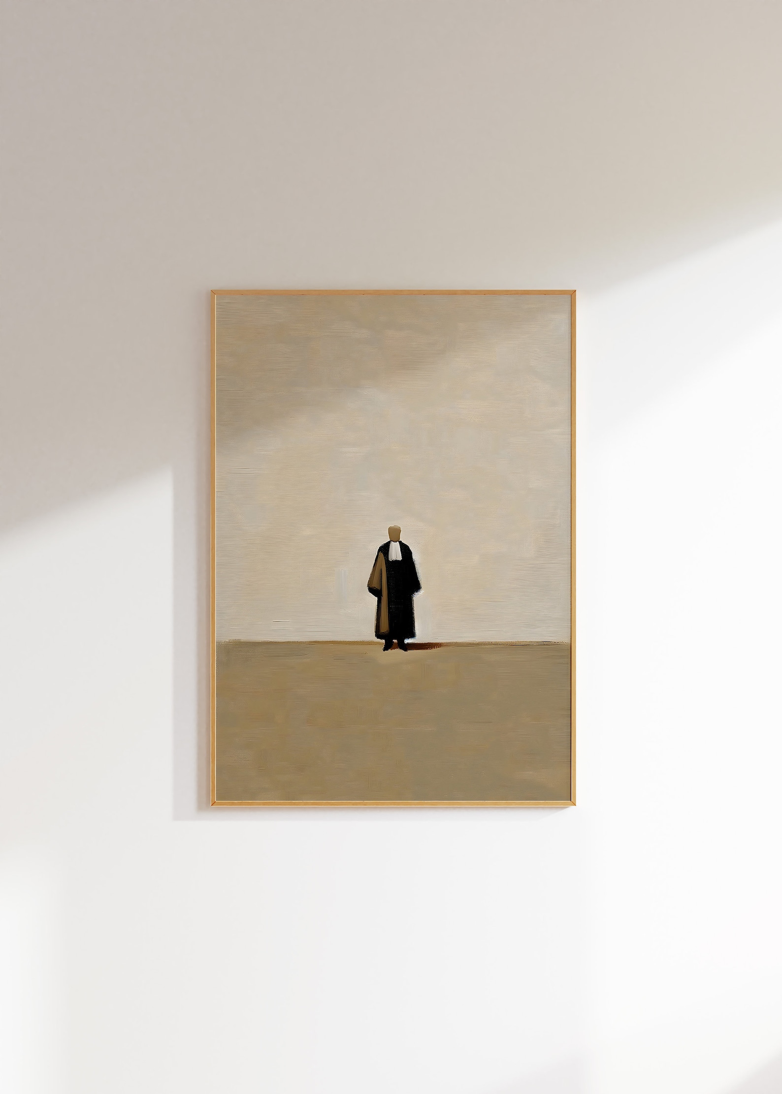 Legal Figure Art Print, Minimalist Attorney Wall Art, Vintage Judge ...