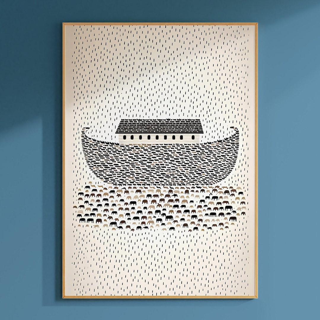 Noah's Ark of Dots Baptisme Gift Baptisms Gifted - Etsy