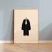 Lawyer Robe Art Print, Minimalist Attorney Wall Decor, Legal ...
