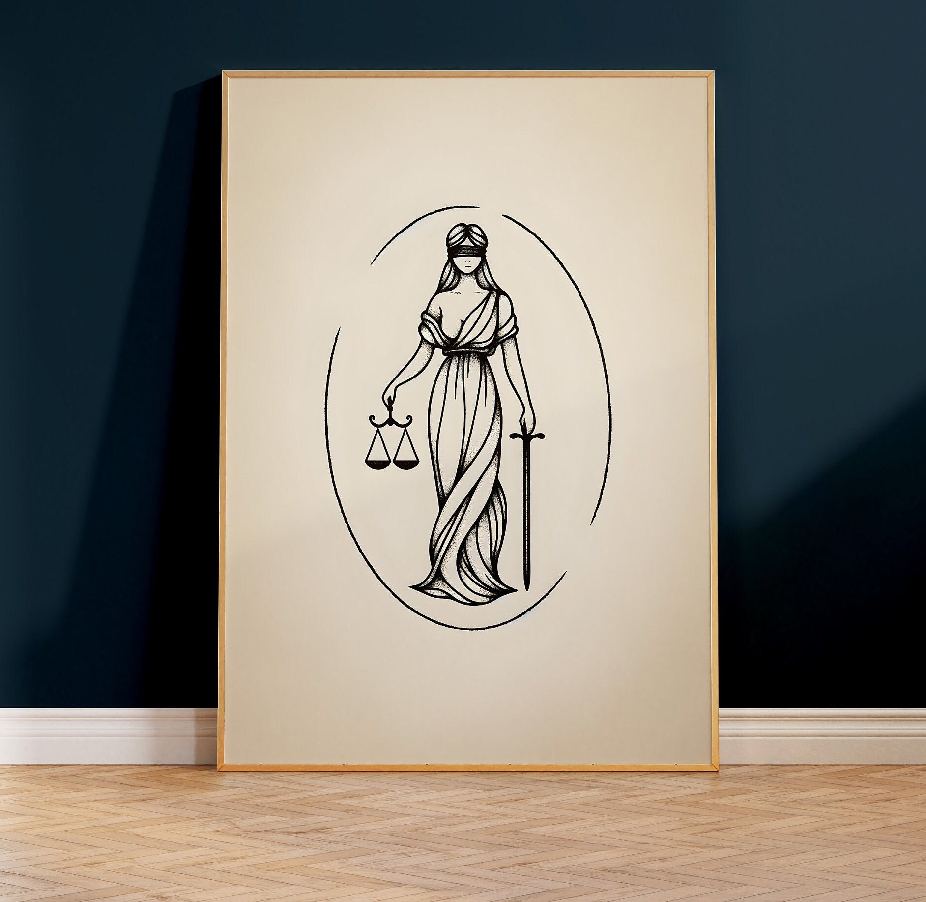 Minimalist Attorney Wall Decor, Judge Advocate Art, Law School ...