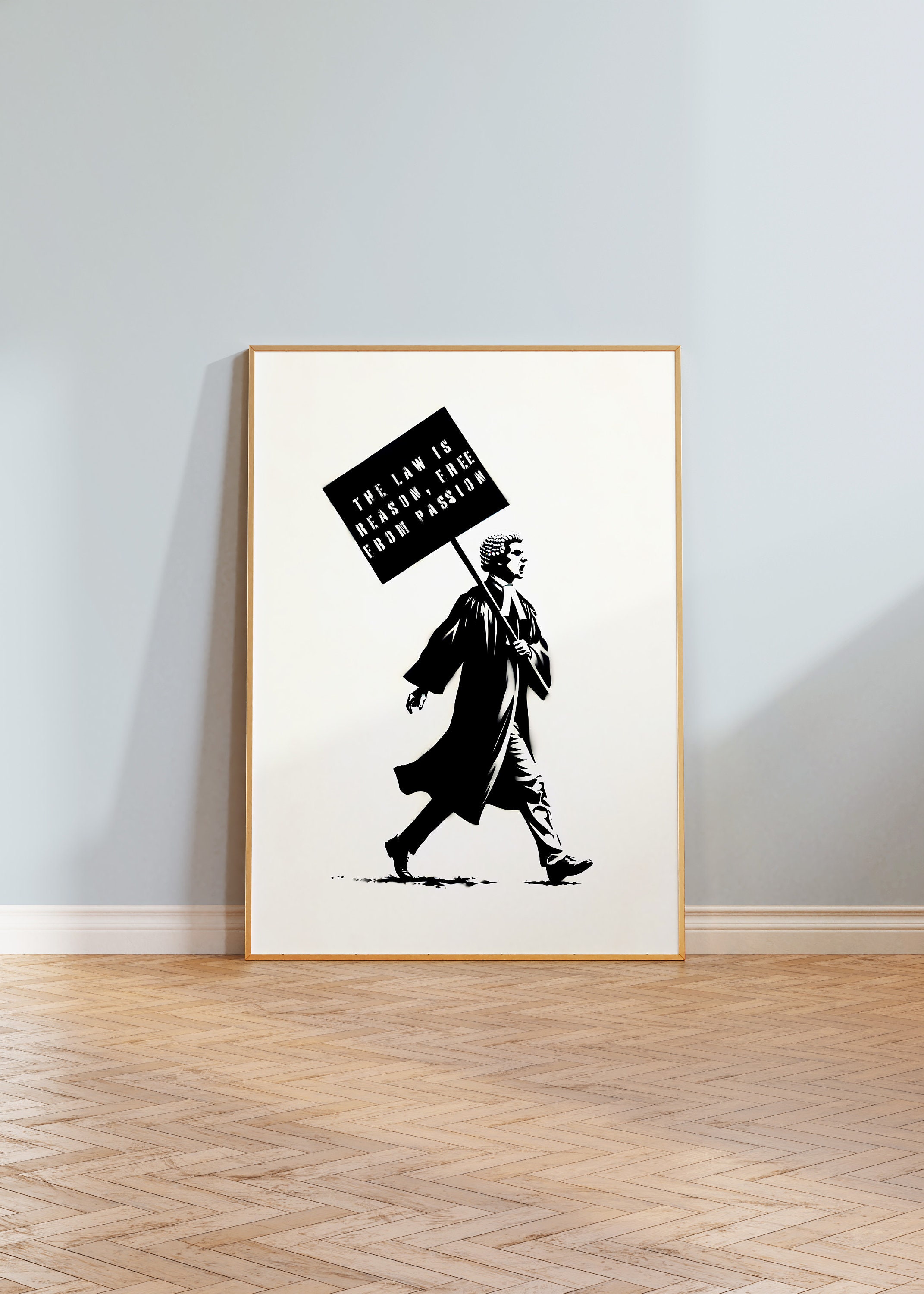 Lawyer Protest Art Print | Legal Activism Poster | Inspirational ...