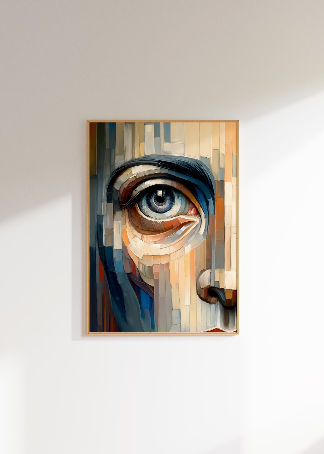 Abstract Expressionist Eye Art Print - Modern Visionary Wall Art ...
