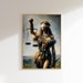 Impressionist Neanderthal Justice Art - Prehistoric Goddess of Law ...