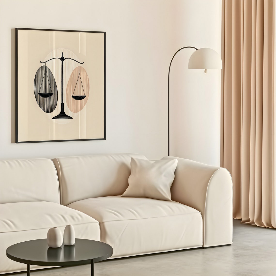 Justice Art, Lawyer Office Decor, Legal Balance Painting, Law School ...