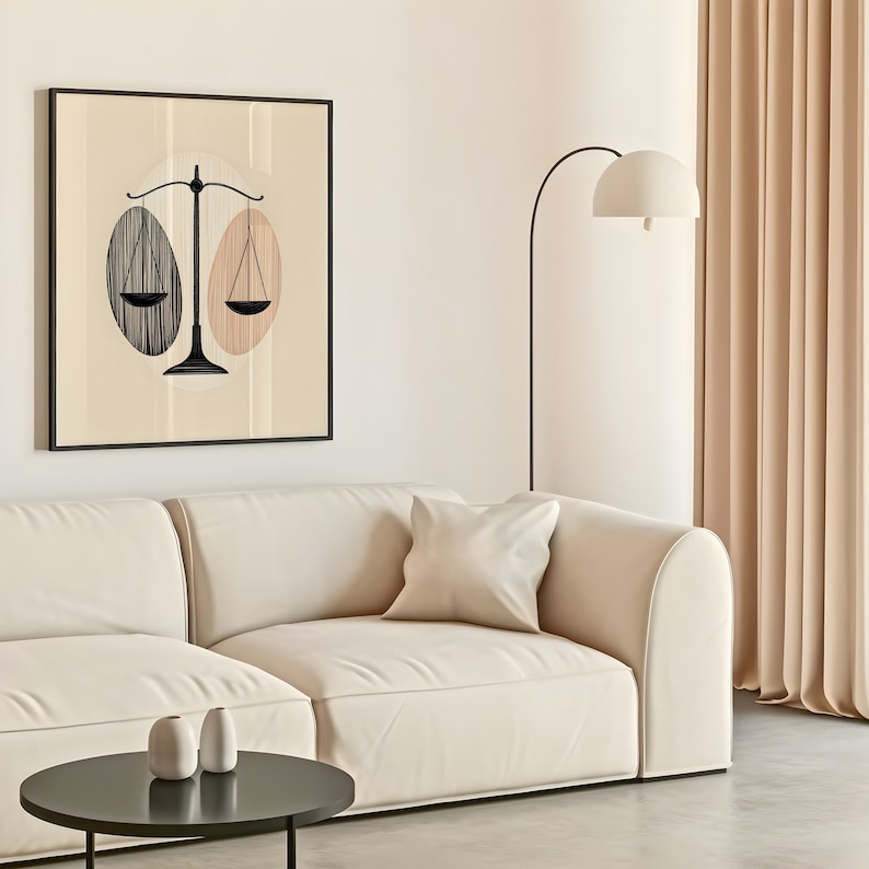 Justice Art, Lawyer Office Decor, Legal Balance Painting, Law School ...