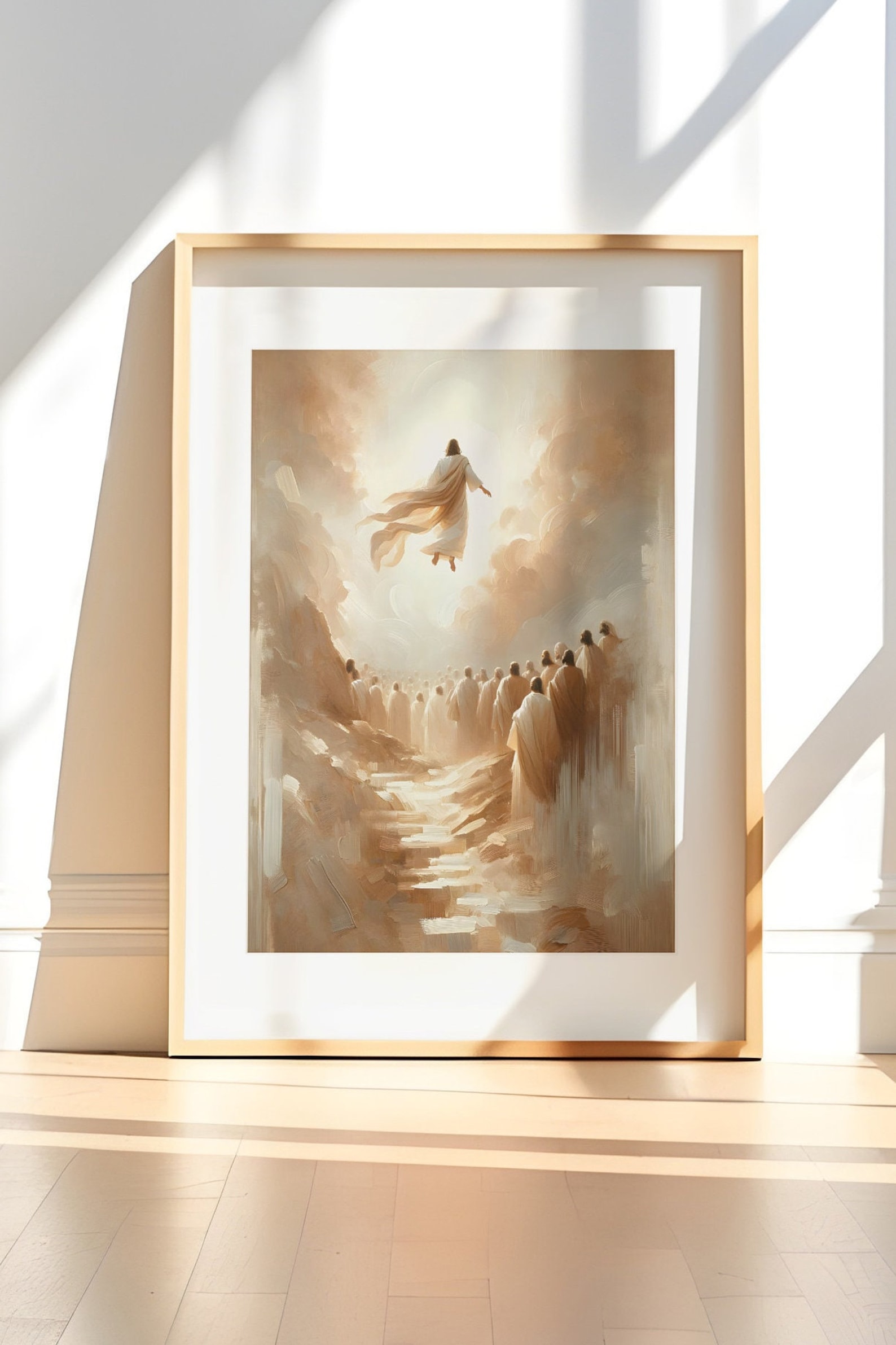 Ascension Into Glory Jesus Artful Wall Art Jesus Artful Art - Etsy