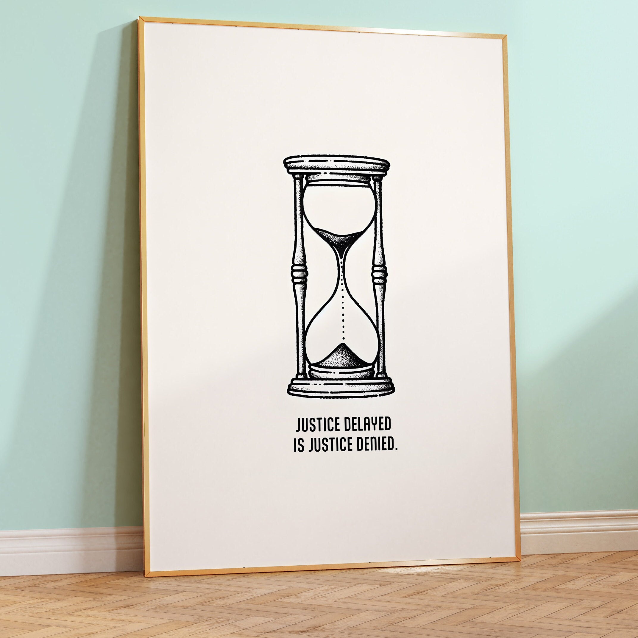 Lawyer Wall Art Print, Minimalist Attorney Wall Decor, Legal ...