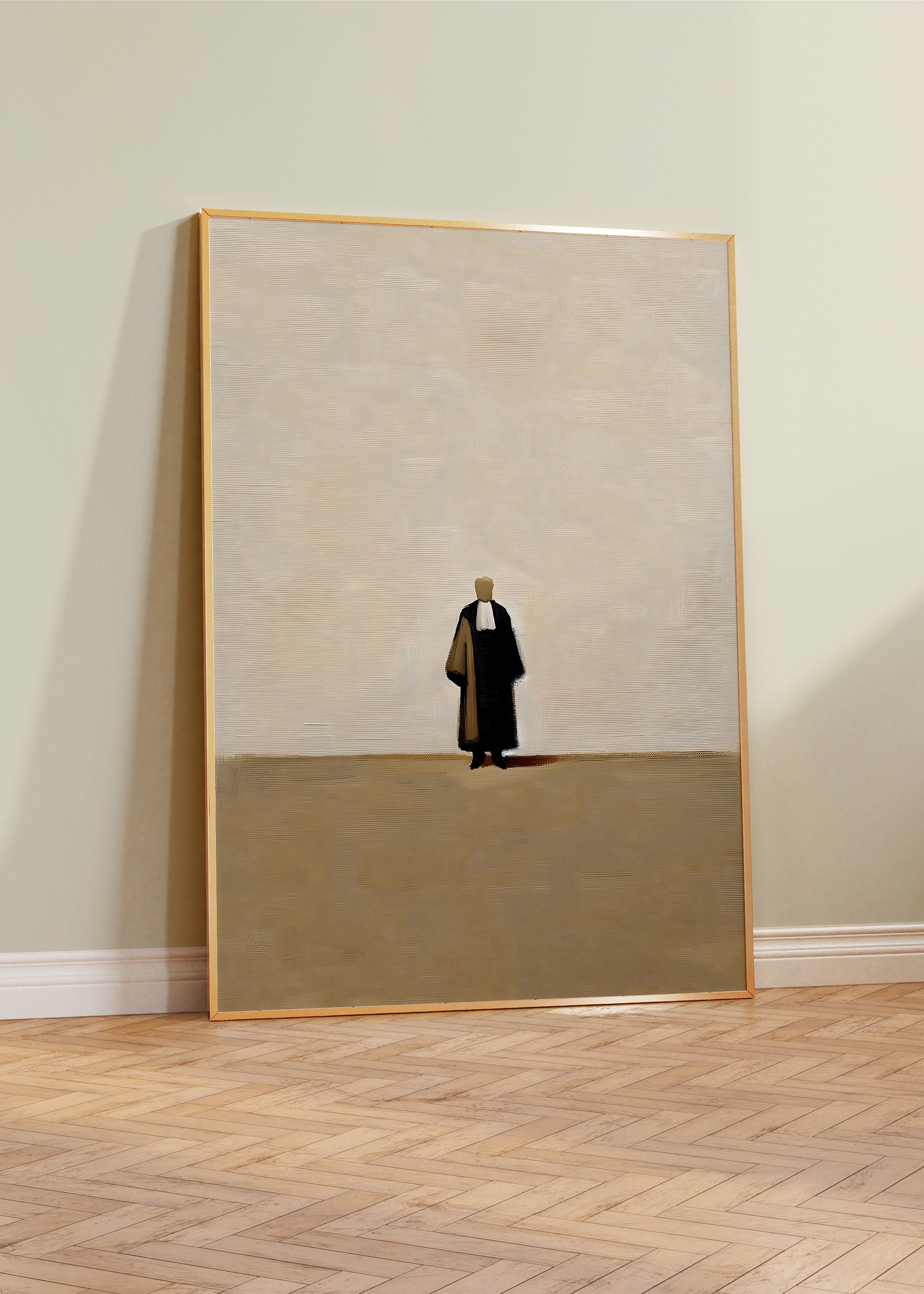 Legal Figure Art Print, Minimalist Attorney Wall Art, Vintage Judge ...