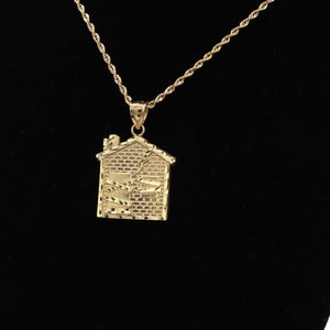 10k Gold Trap House Charm VIP STF DIAMONDS - Etsy