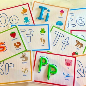 Preschool Printables Alphabet Play Doh Dough Mats Printable Toddler ...