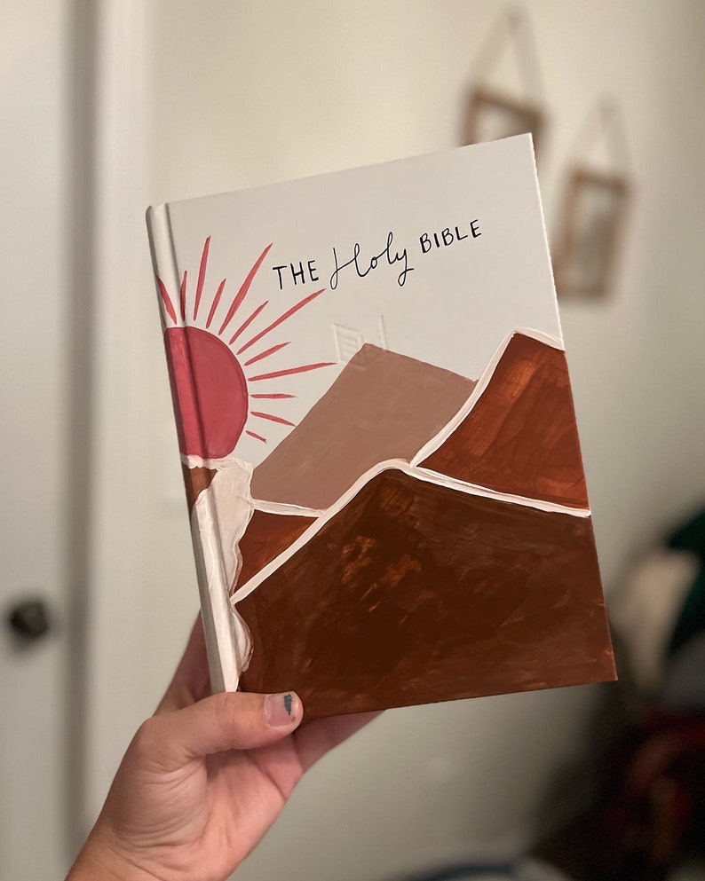 Custom Hand Painted Bible - Etsy