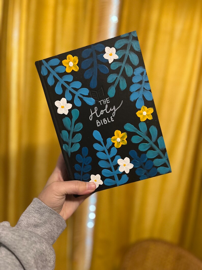 Hand Painted Bible - Custom - Etsy