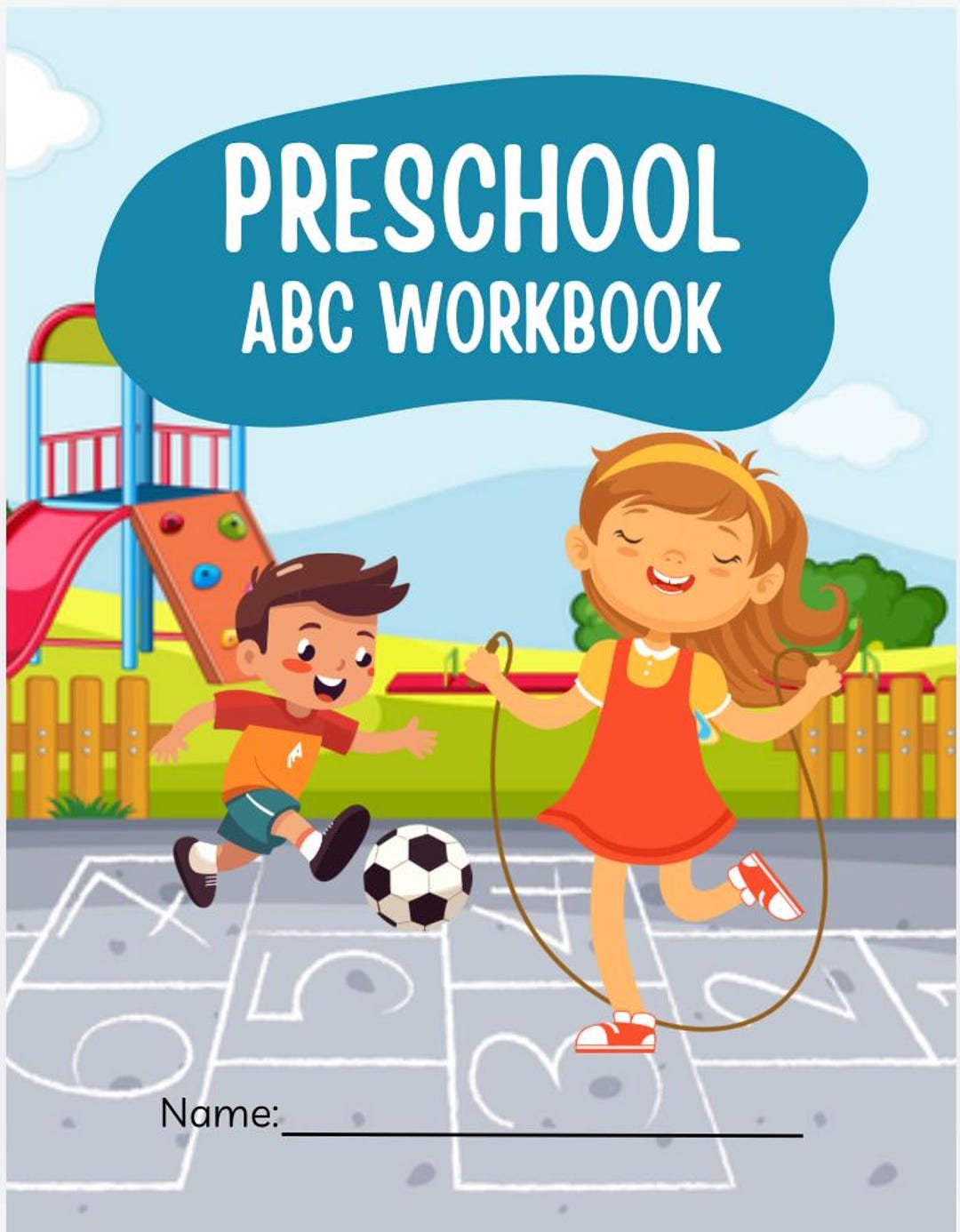 Preschool Alphabet Workbook - Etsy