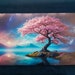 Fantasy Landscape Cherry Blossom Tree Beautiful Scenery Nature ...