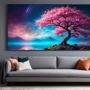 Fantasy Landscape - Cherry Blossom Tree - Beautiful Scenery - Nature ...