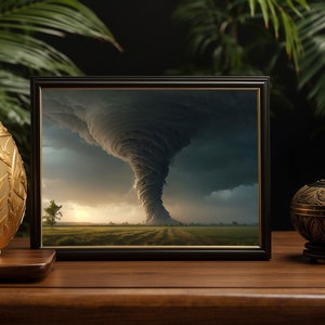 Tornado - Printable Art - Wallpaper - Digital Download - High Quality ...