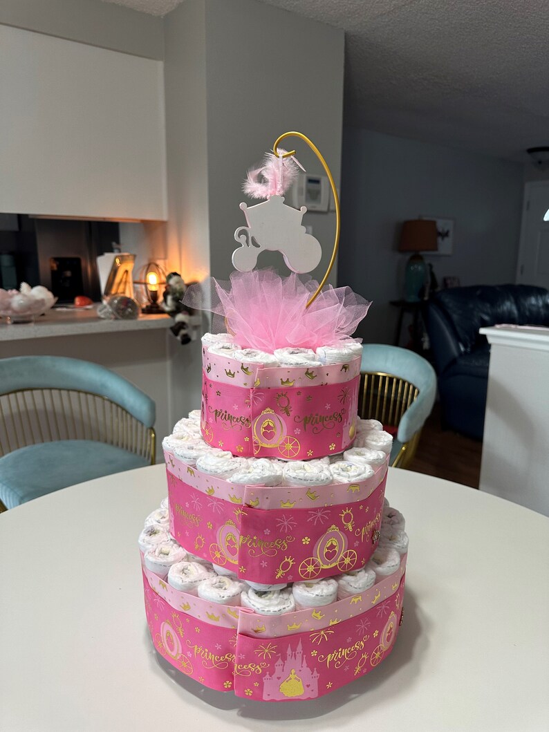 Princess Diaper Cake - Etsy