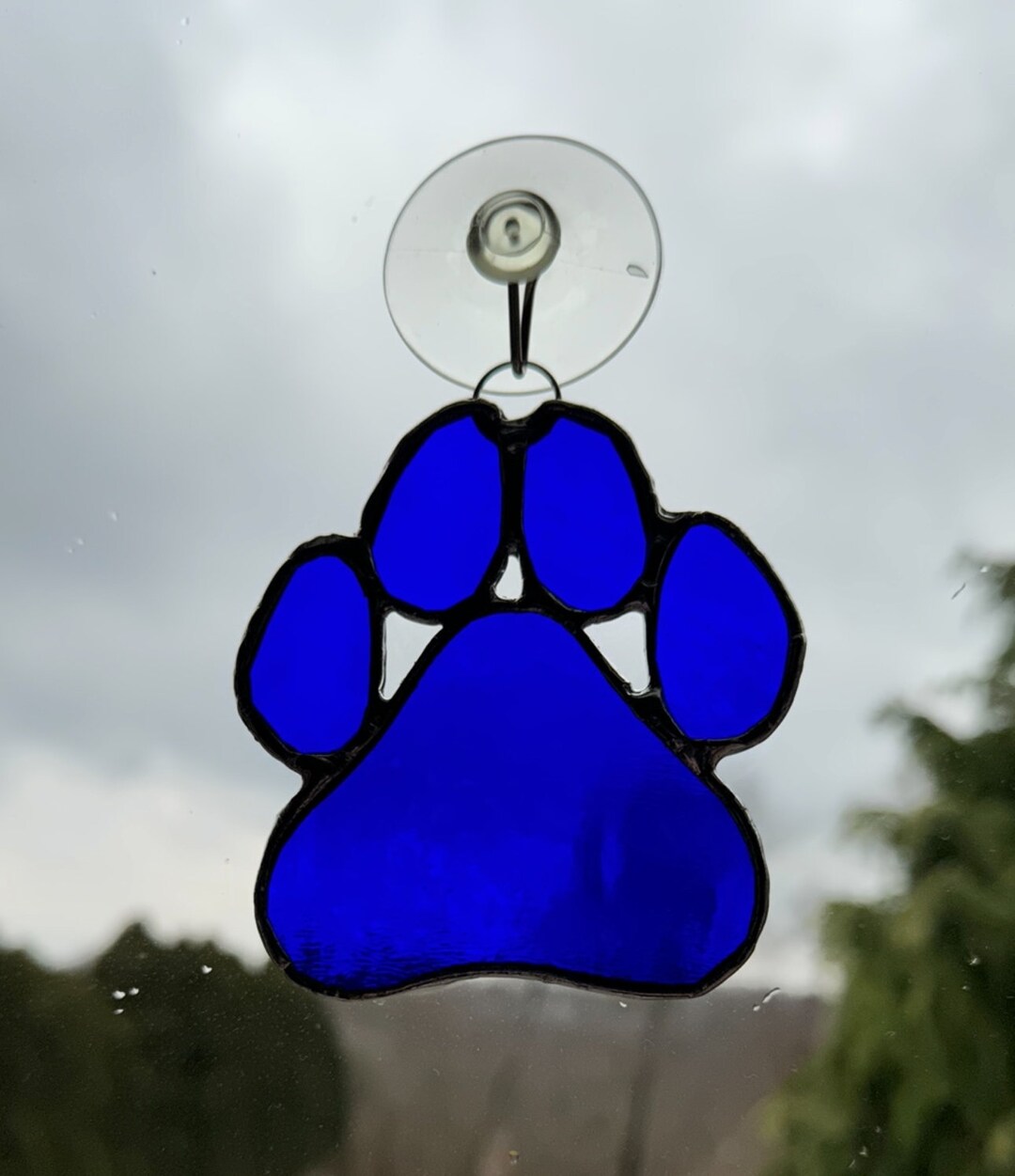 Paw Print Sun Catcher - Etsy
